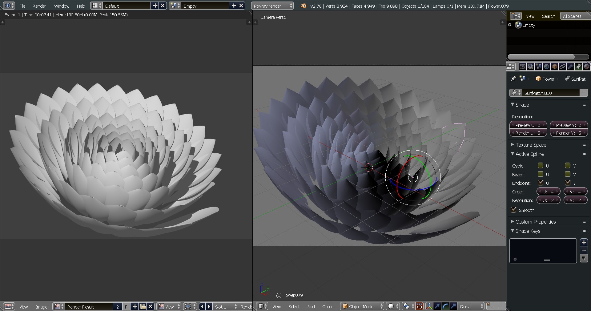 POV-Ray: Newsgroups: povray.binaries.images: BlendPov-alternative: screenshots